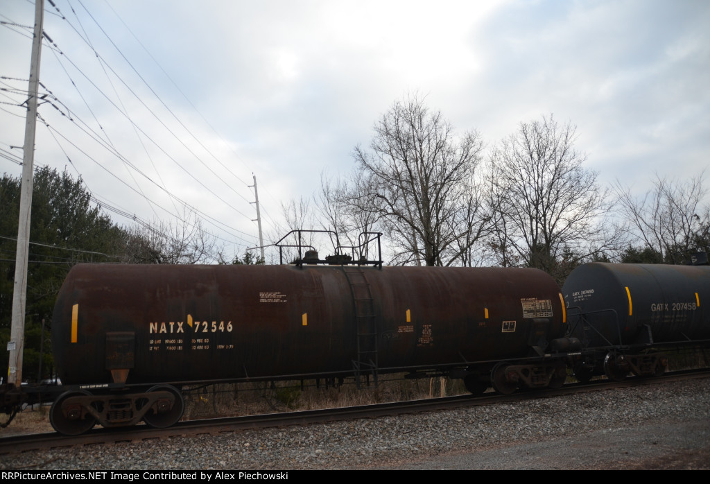 Tankers cars on CSX Q439